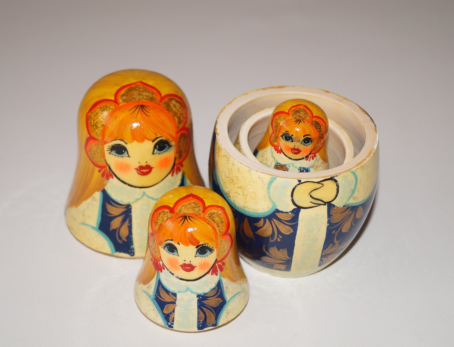 Matryoshka Doll Nesting Dolls Babushka Toys Ukrainian Souvenir - Etsy