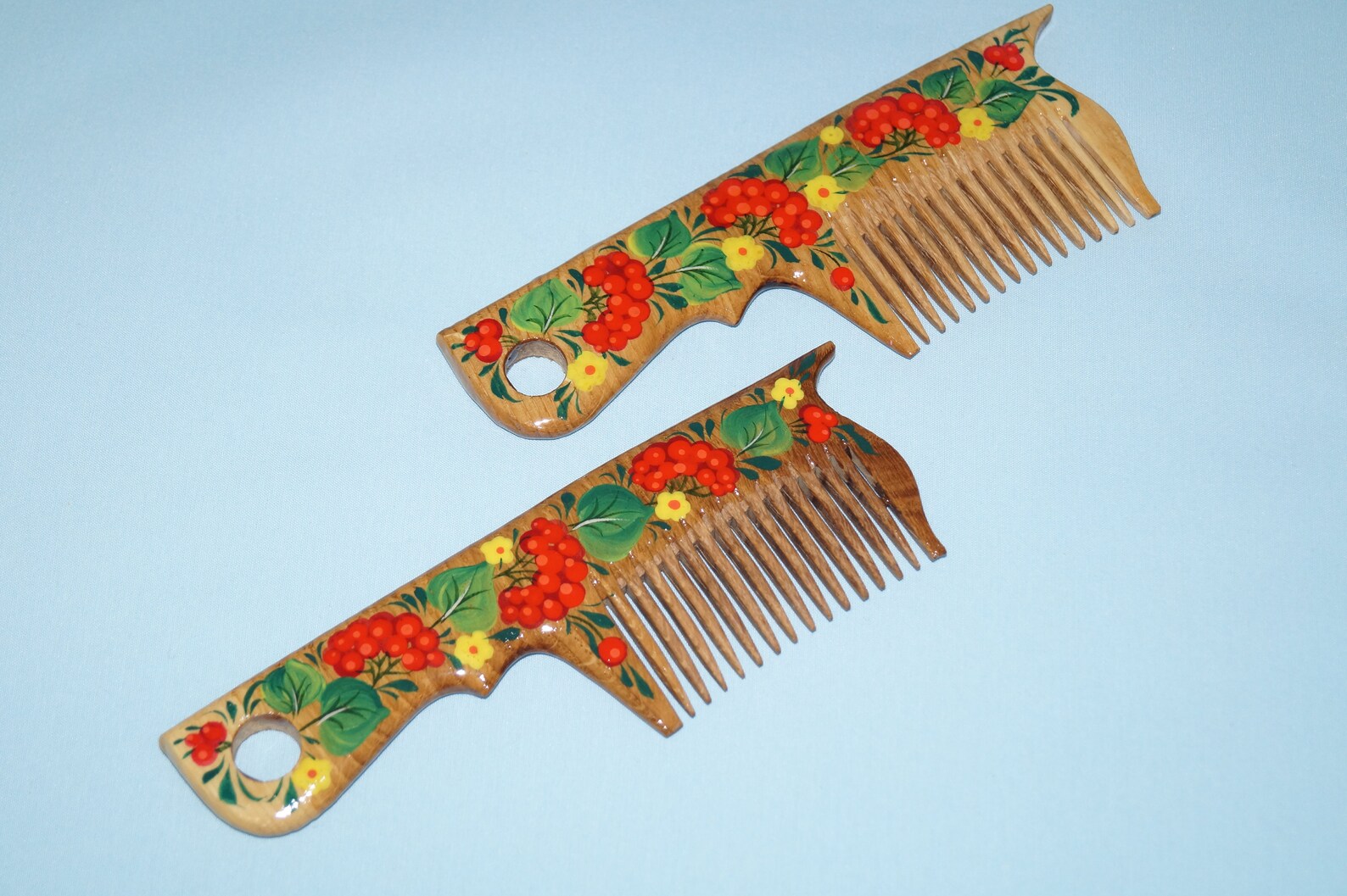 Hand Painted Comb the Crest is Painted Petrykivka Comb Ukrainian Gift ...