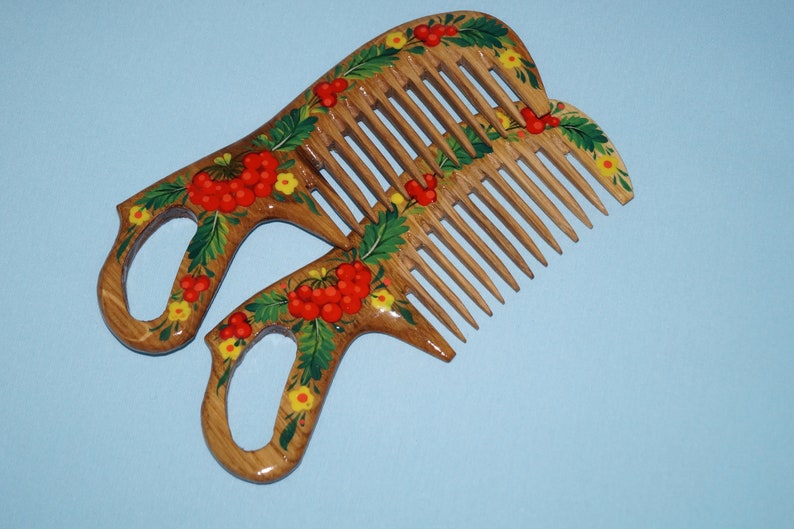 Wooden comb Decorative combs Wooden oak combs Oak combs Wooden | Etsy