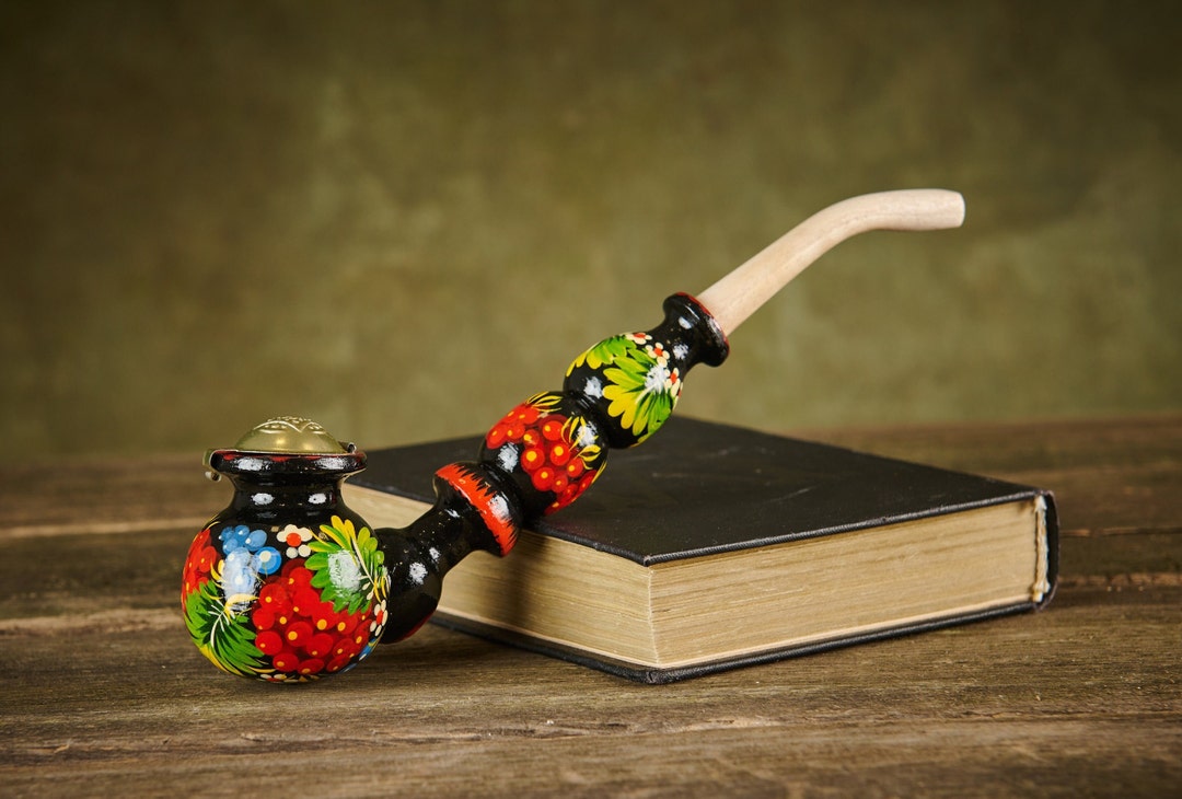 Smoking Pipe Handpainted Pipe Tobacco Pipe Smoke Pipe Pipe for Man Hand ...