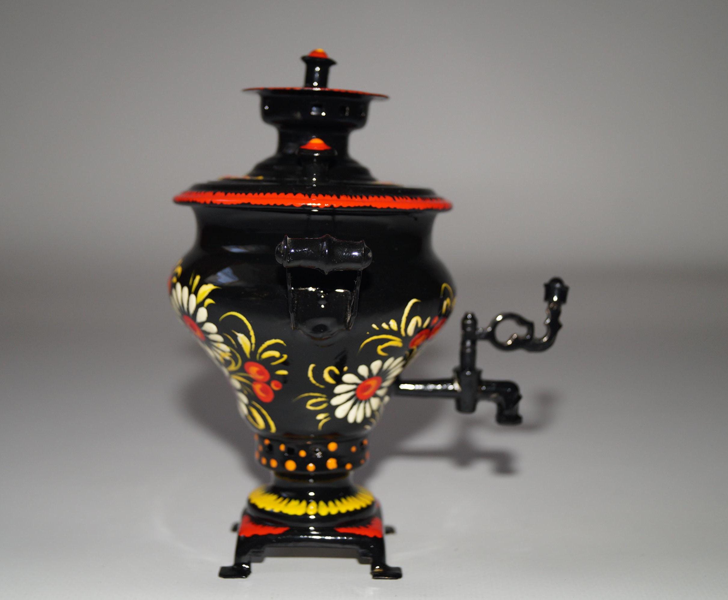 Small Samovar Handpainted Samovar Mini Samovar Hand-painted Ukrainian ...