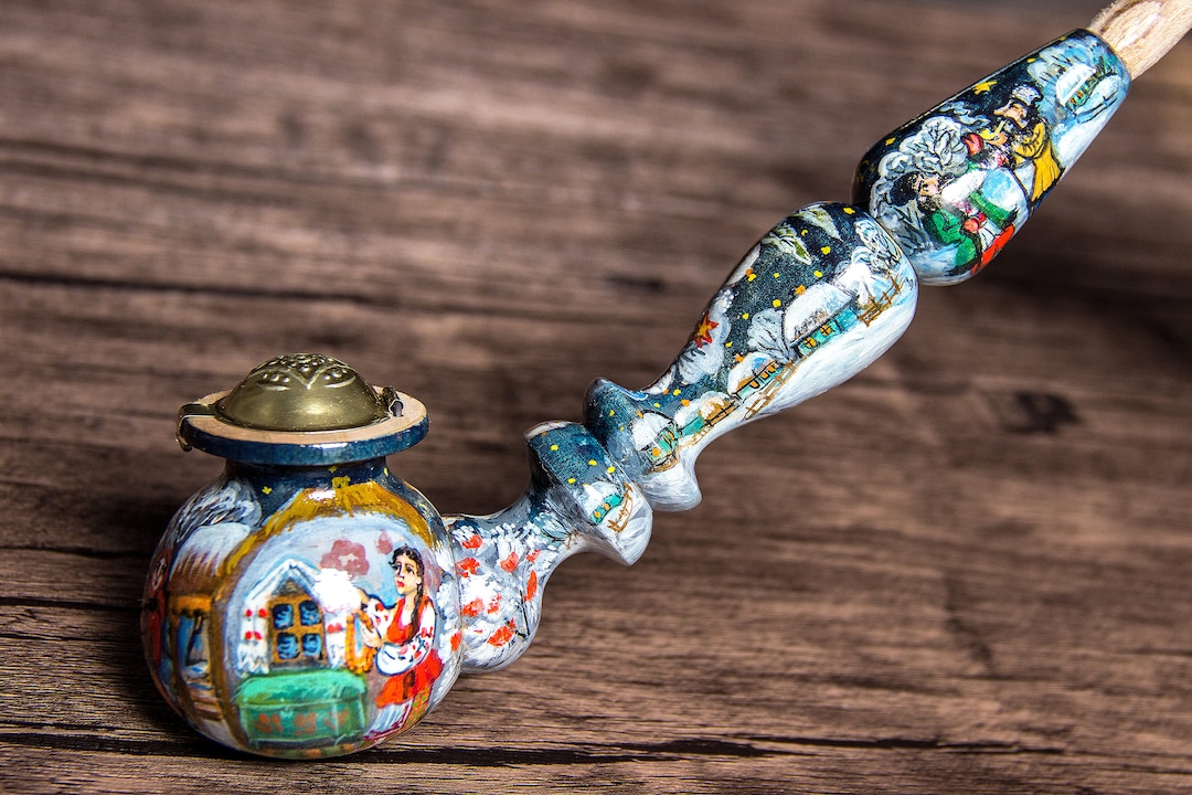 Tobacco Pipes Wood Pipes Gift for Dad Wood Pipe Ukrainian Gift ...