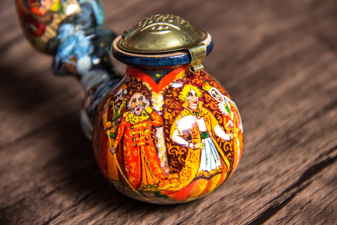 Smoking Pipe Hand Painted Pipe Wood Pipes Hand Made Pipe Exclusive Pipe ...