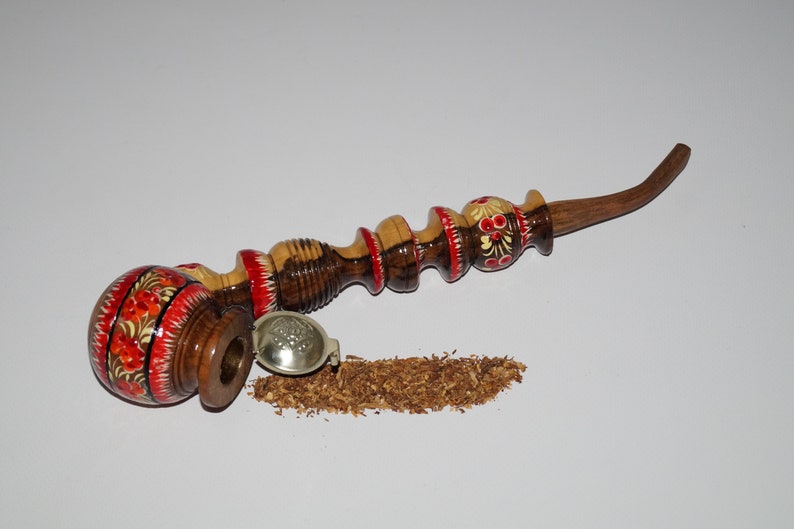 Smoking pipes Art pipe Handpainted pipe Best man gift Smoking | Etsy