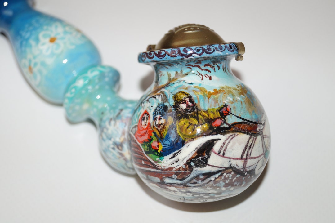 Smoking Pipe Art Pipe Handpainted Pipe for Him Pipe Tobacco Tobacco ...