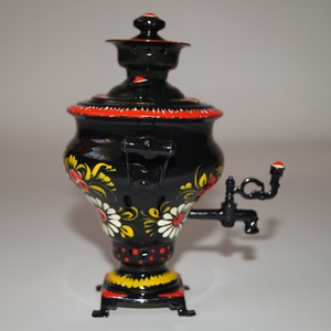 Small Samovar Handpainted Samovar Mini Samovar Hand-painted Ukrainian ...