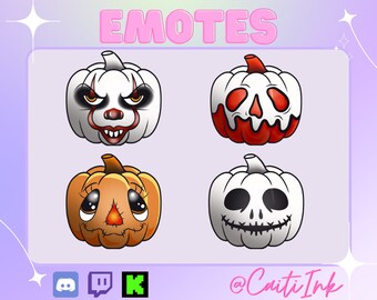 X12 Halloween Spooky Emote Package for - Etsy