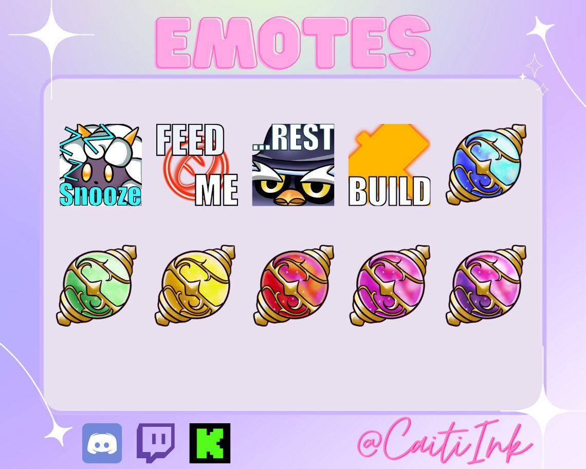 X10 Palworld Emote Package for Twitch/discord/kick/youtube/tiktok Cute ...