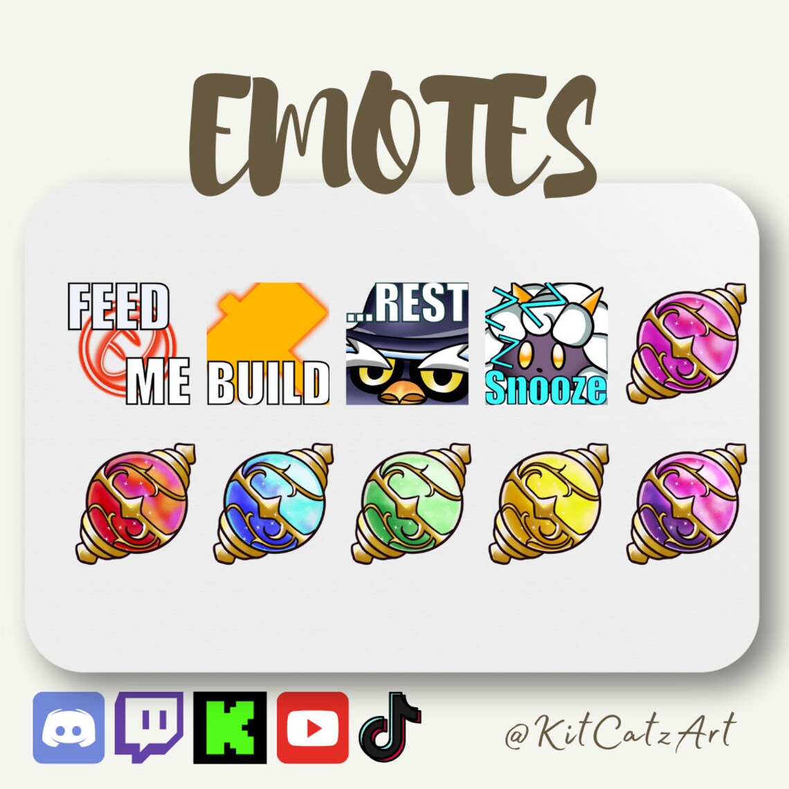 X10 Palworld Emote Package for Twitch/discord/kick/youtube/tiktok ...