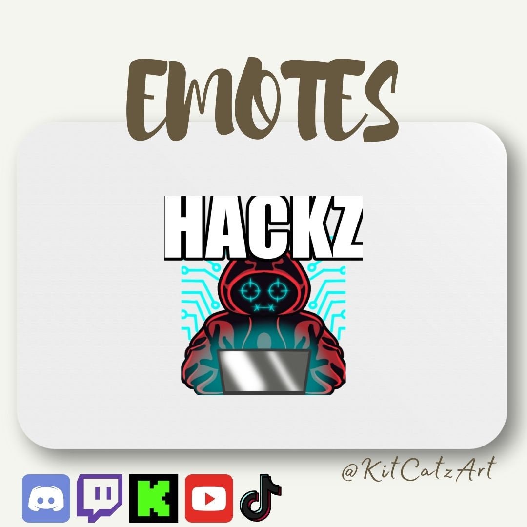 Hackz Emote for Twitch/discord/kick | Funny and Cute Emotes | Streamers ...