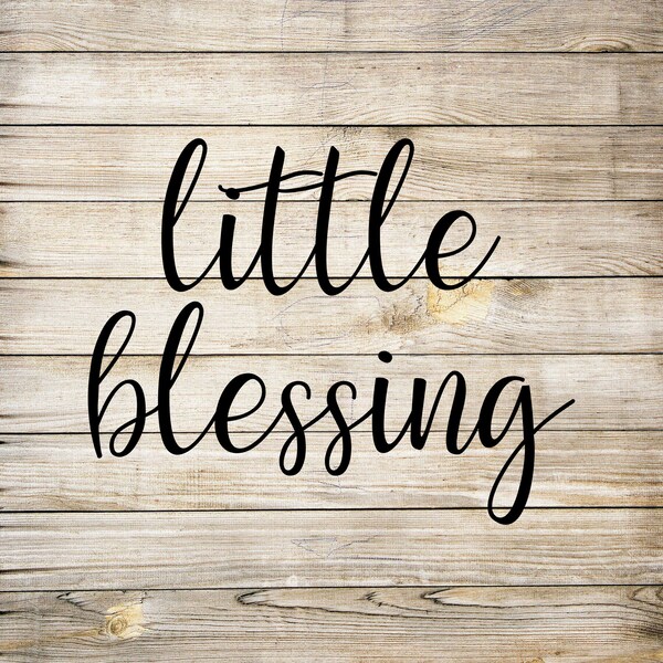 Little Blessing Svg - Etsy