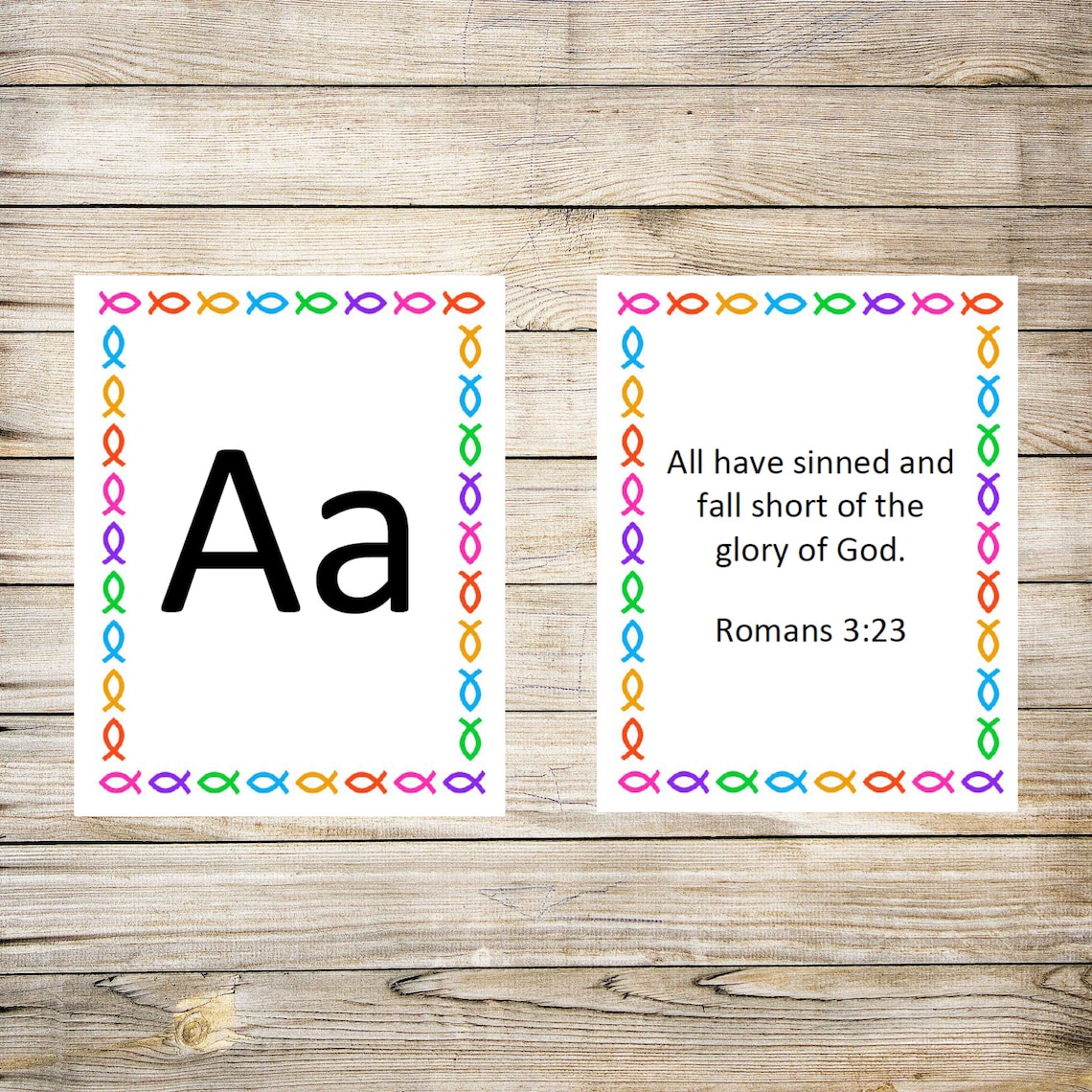 Alphabet Bible Verse Card Printable PDF CSB Version - Etsy