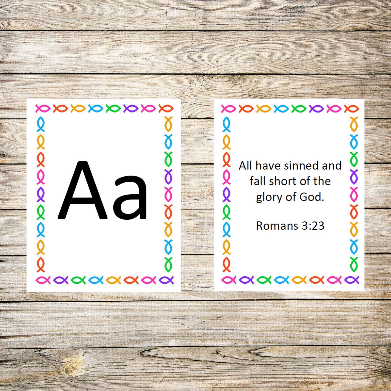 Alphabet Bible Verse Card - Printable PDF CSB Version - Etsy