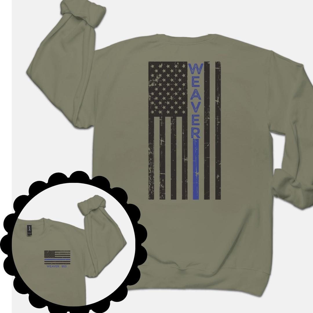 Custom Police Shirt Thin Blue Line Police Gifts for Police Wife Police ...