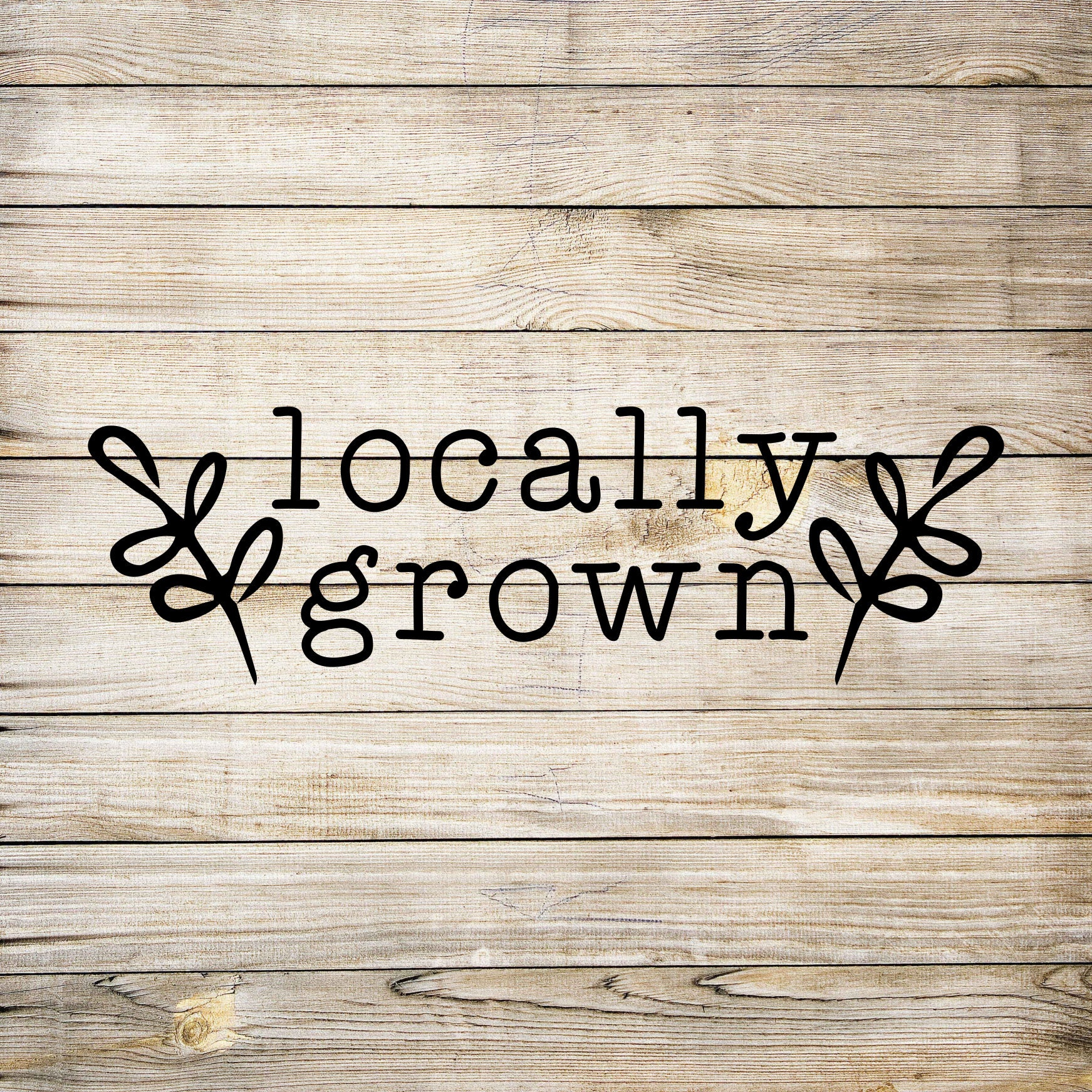 Locally Grown SVG - Etsy