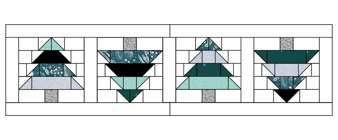 Oh Christmas Tree PDF Sewing Pattern Patchwork Tree | Etsy