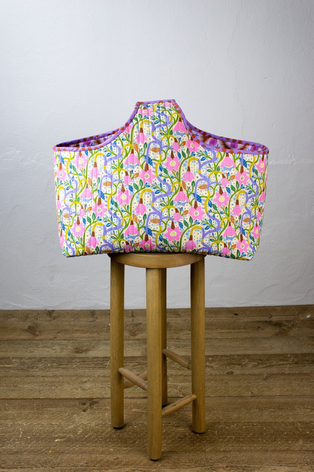 Laurel Quilted Project Bag PDF Pattern: Reversible Craft Tote - Etsy