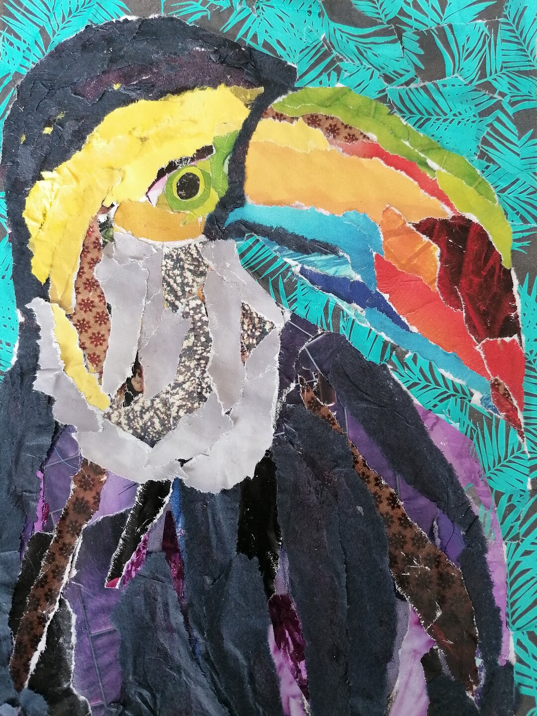 Collage Toucan Digital Print A4 - Etsy