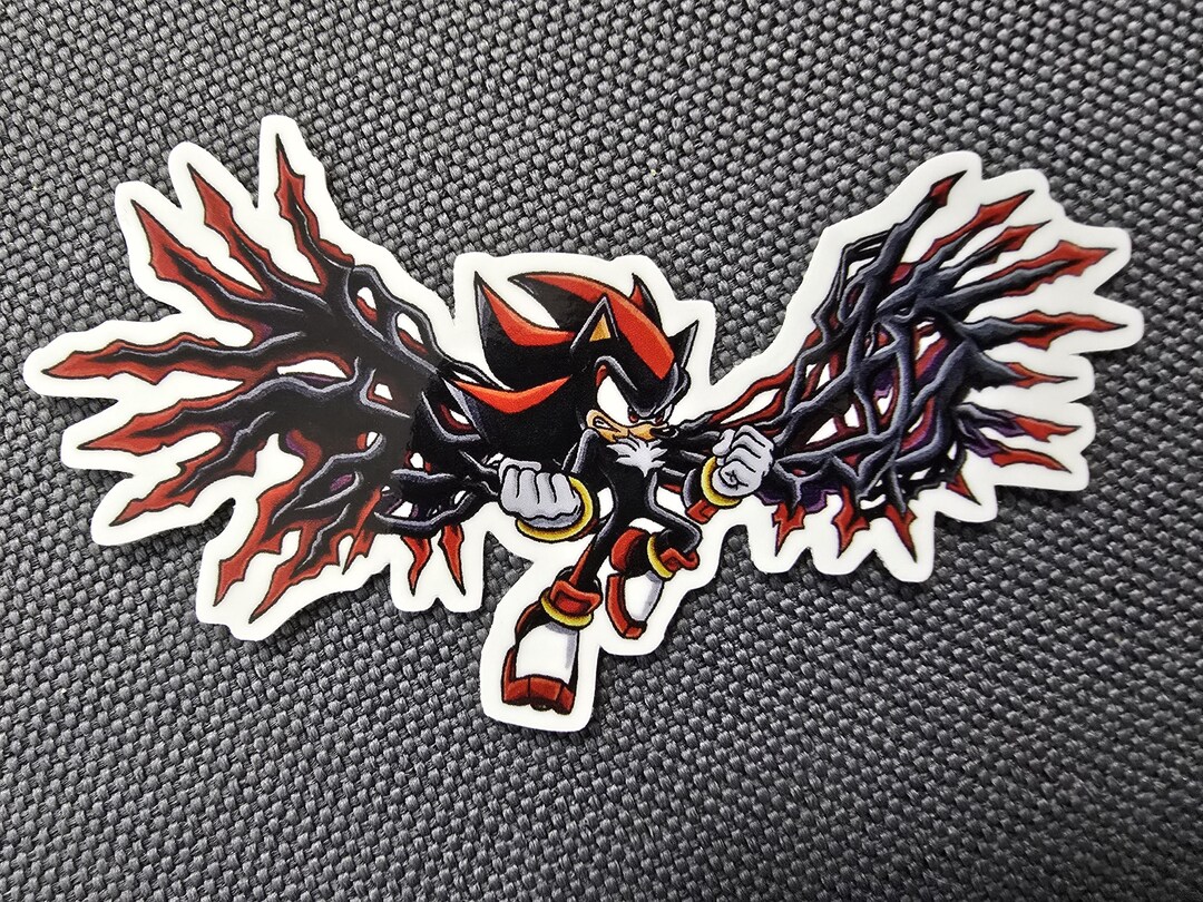Doom-winged Shadow the Hedgehog Sticker - Etsy