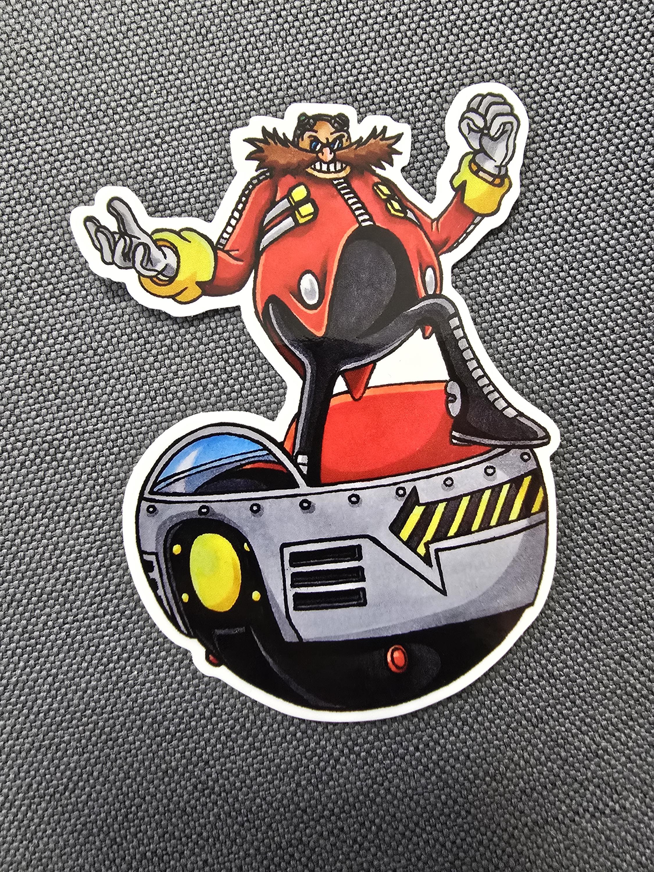 Dr. Eggman Sticker - Etsy