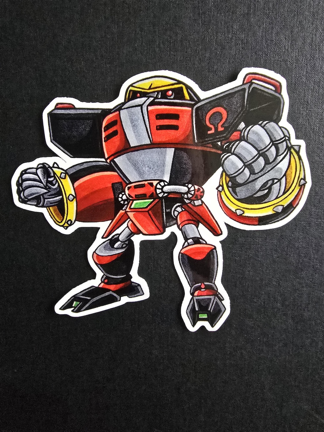 E-123 Omega Sticker - Etsy