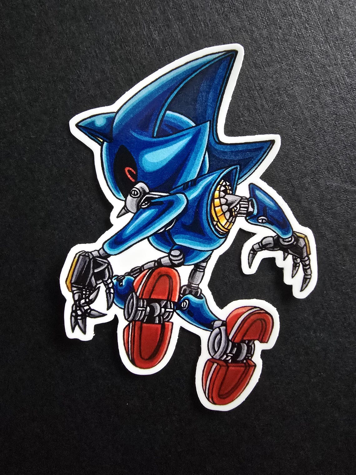 Metal Sonic Sticker - Etsy
