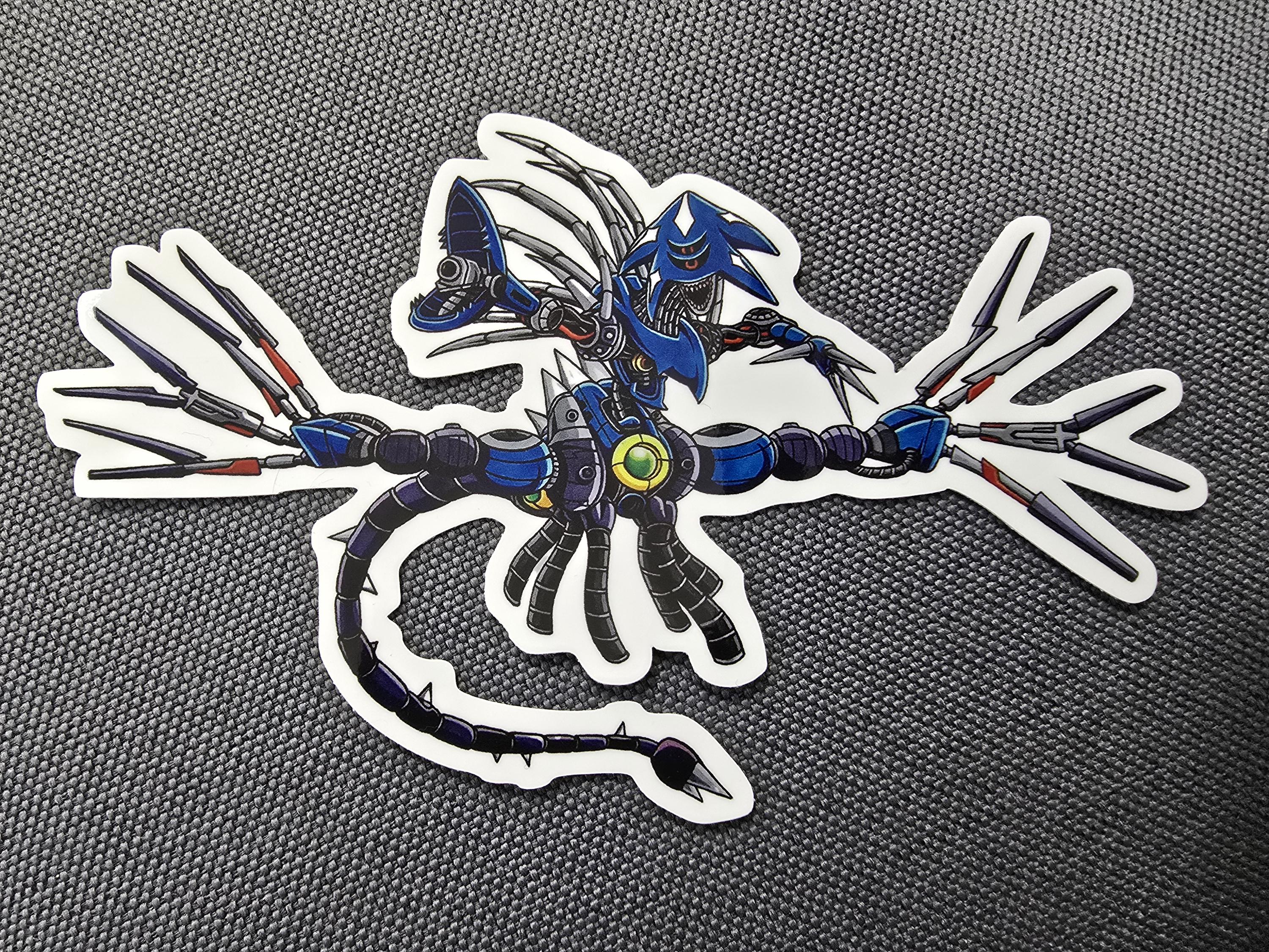 Doom-winged Shadow the Hedgehog Sticker - Etsy