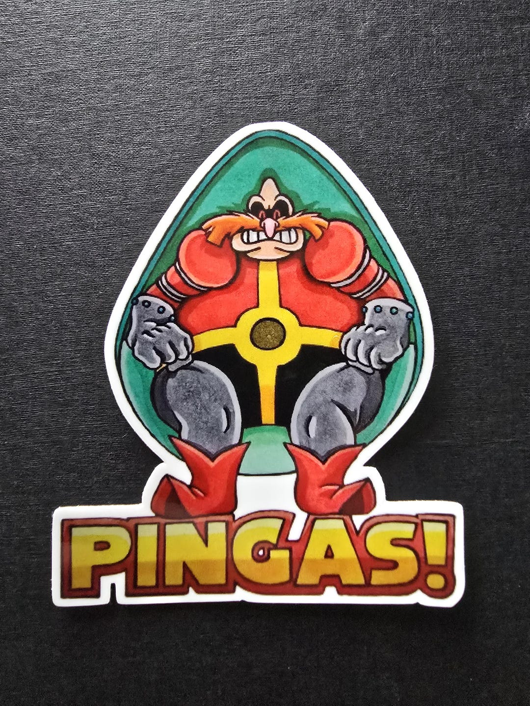 Robotnik Pingas Meme Sticker Etsy