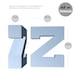 Printable DIY Template PDF. Letter Z Low Poly Paper Model Template. 3D ...