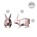 Printable DIY Template (PDF). Rabbit Low Poly Paper Model Template. 3D ...