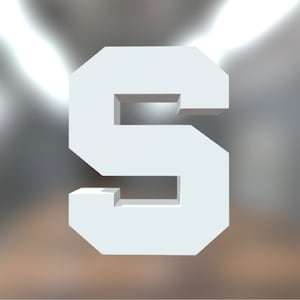 Printable DIY Template (PDF). Letter S Low Poly Paper Model Template ...