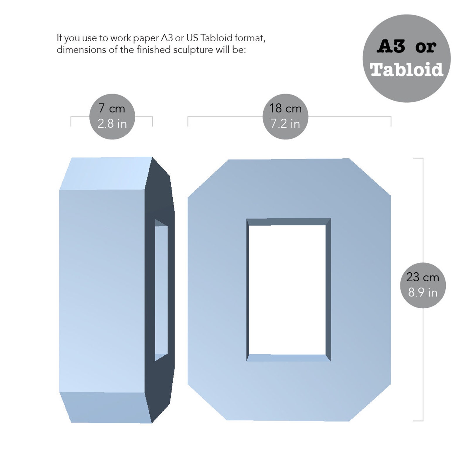 Printable DIY Template PDF. Letter O Low Poly Paper Model | Etsy Canada