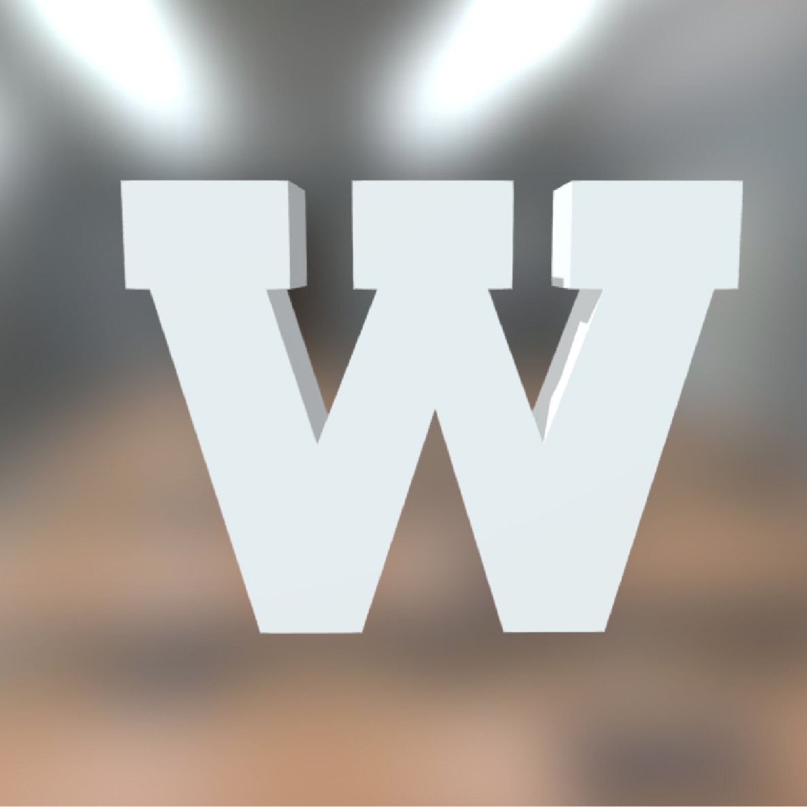 Printable DIY Template PDF. Letter W Low Poly Paper Model - Etsy