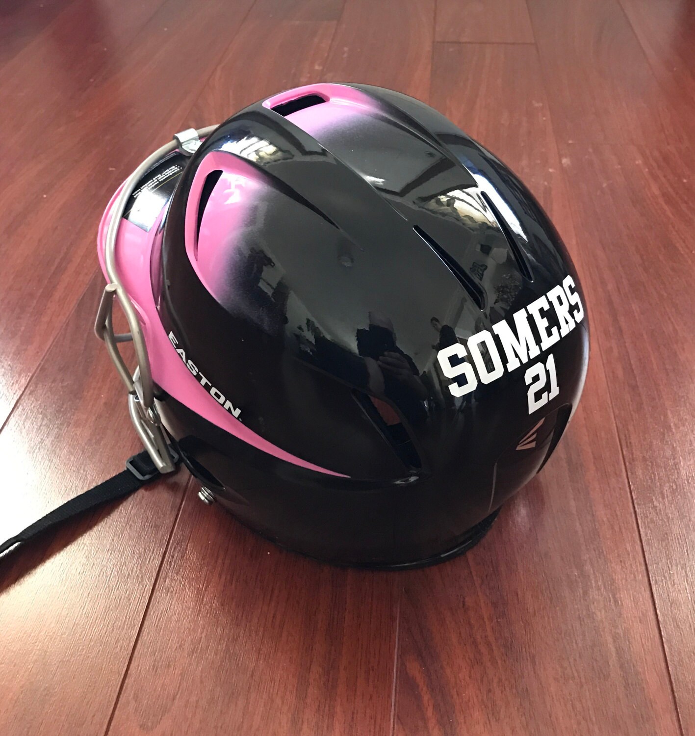 Custom Helmet Decal Name and Number | Etsy
