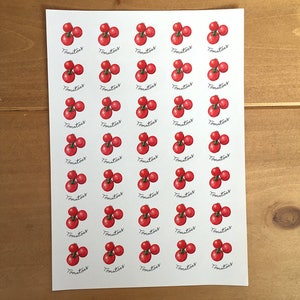 Custom Sticker Sheets, Single Vegetable, Fruit, Herb or Flower per ...