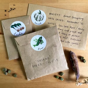 Custom Sticker Sheets, Single Vegetable, Fruit, Herb or Flower per ...