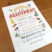 Allotment Print, Hand Lettered and Illustrated Typographic Print for ...
