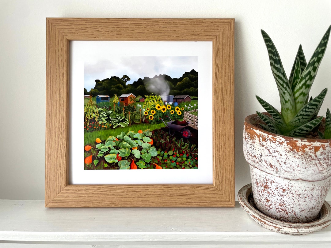 Seasonal Allotment Prints - Spring, Summer, Autumn or Winter - Etsy