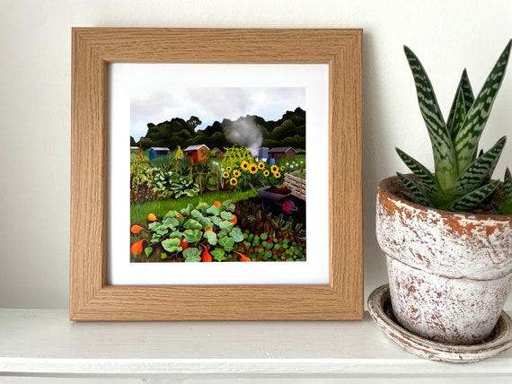 Seasonal Allotment Prints Spring Summer Autumn or Winter - Etsy