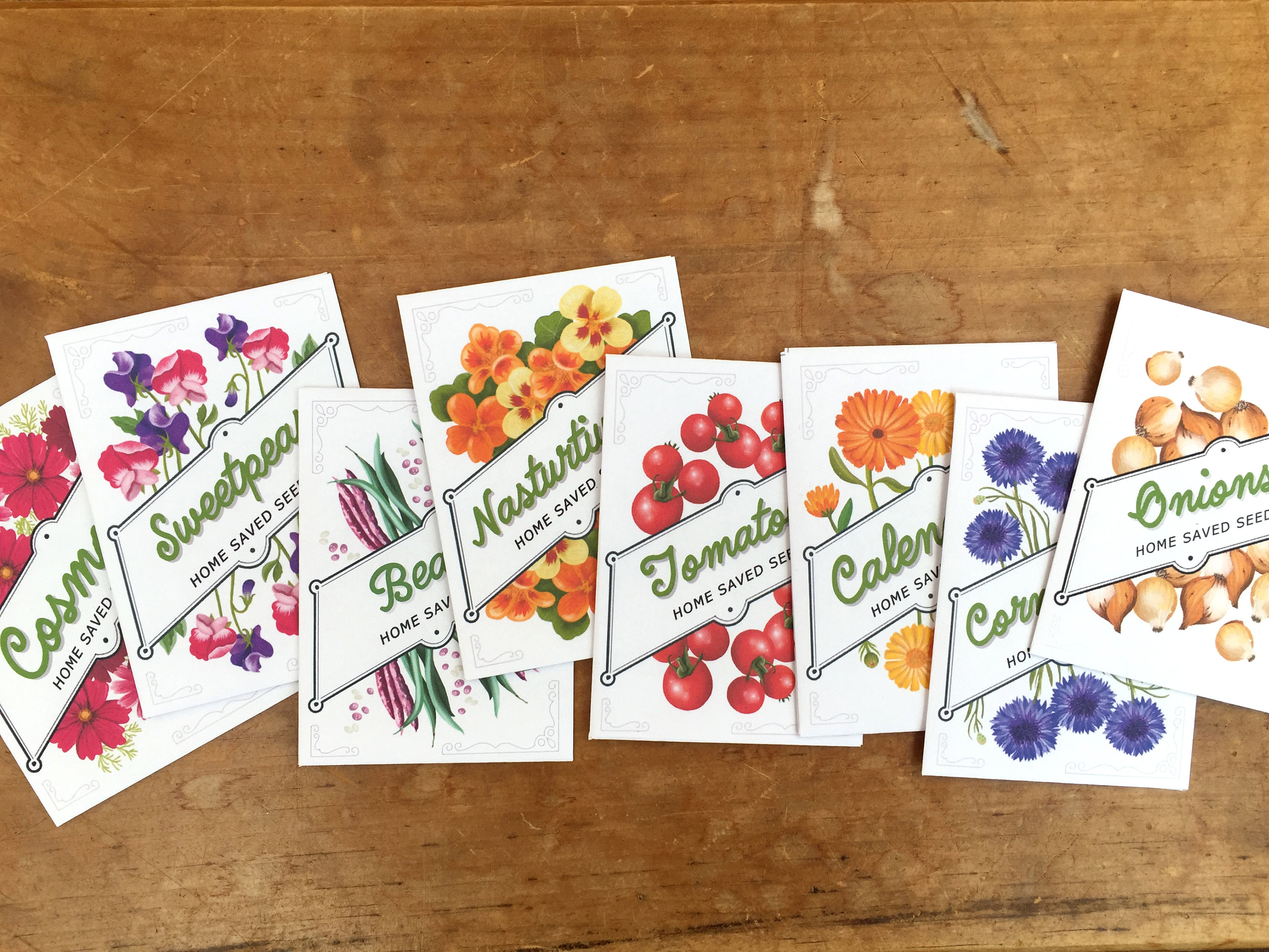 Print Your Own Seed Packets, Instant Pdf Download, 28 Designs - Etsy