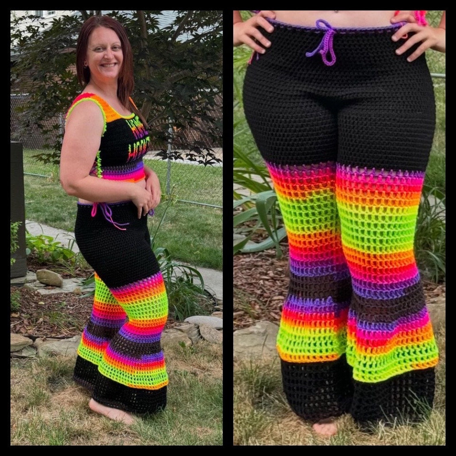 PDF Pattern Ariel Ruffle Bell Bottoms- Crochet - Etsy