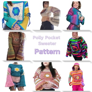 PDF Polly Pocket Sweater Pattern - Crochet - Etsy