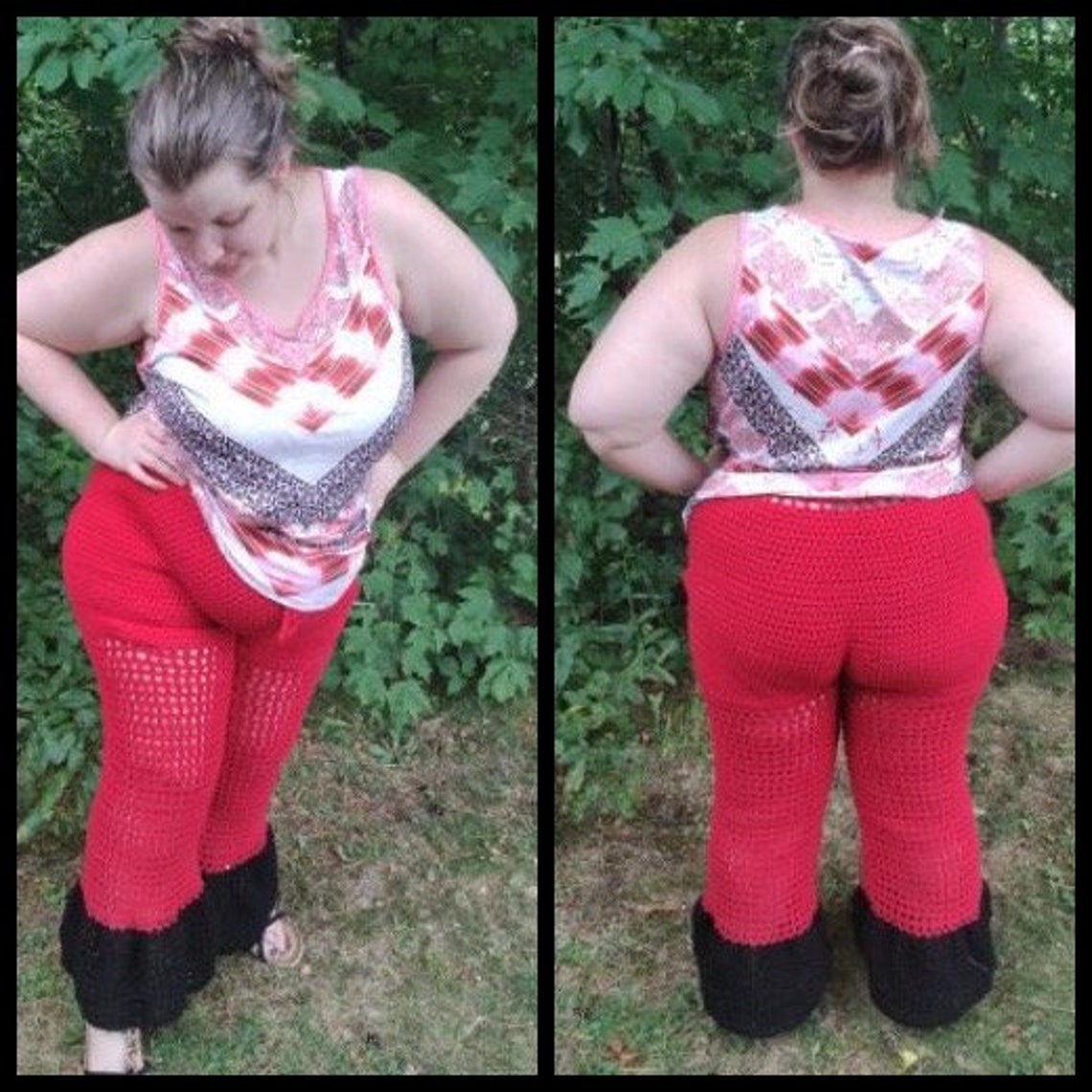 PDF Pattern Ariel Ruffle Bell Bottoms- Crochet - Etsy