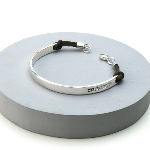 Personalised bangle for him store