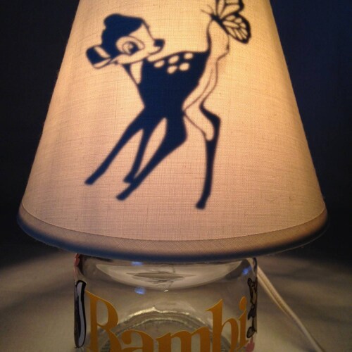Mini Mason Jar Night Light Bambi Influenced - Etsy