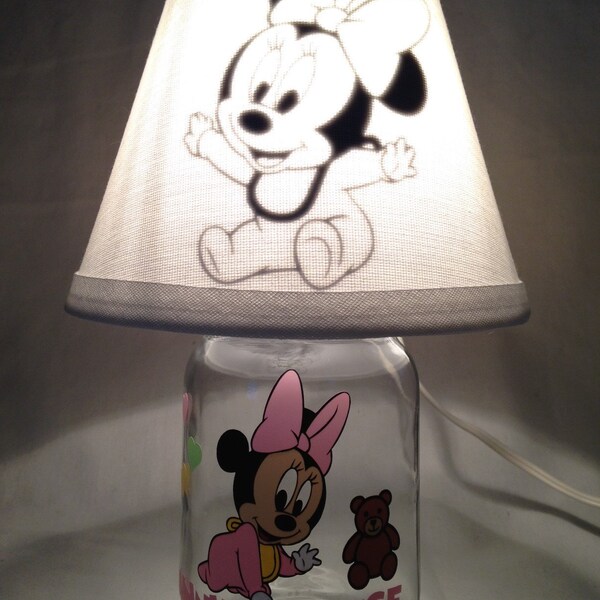 Minnie Mouse Table Lamp - Etsy