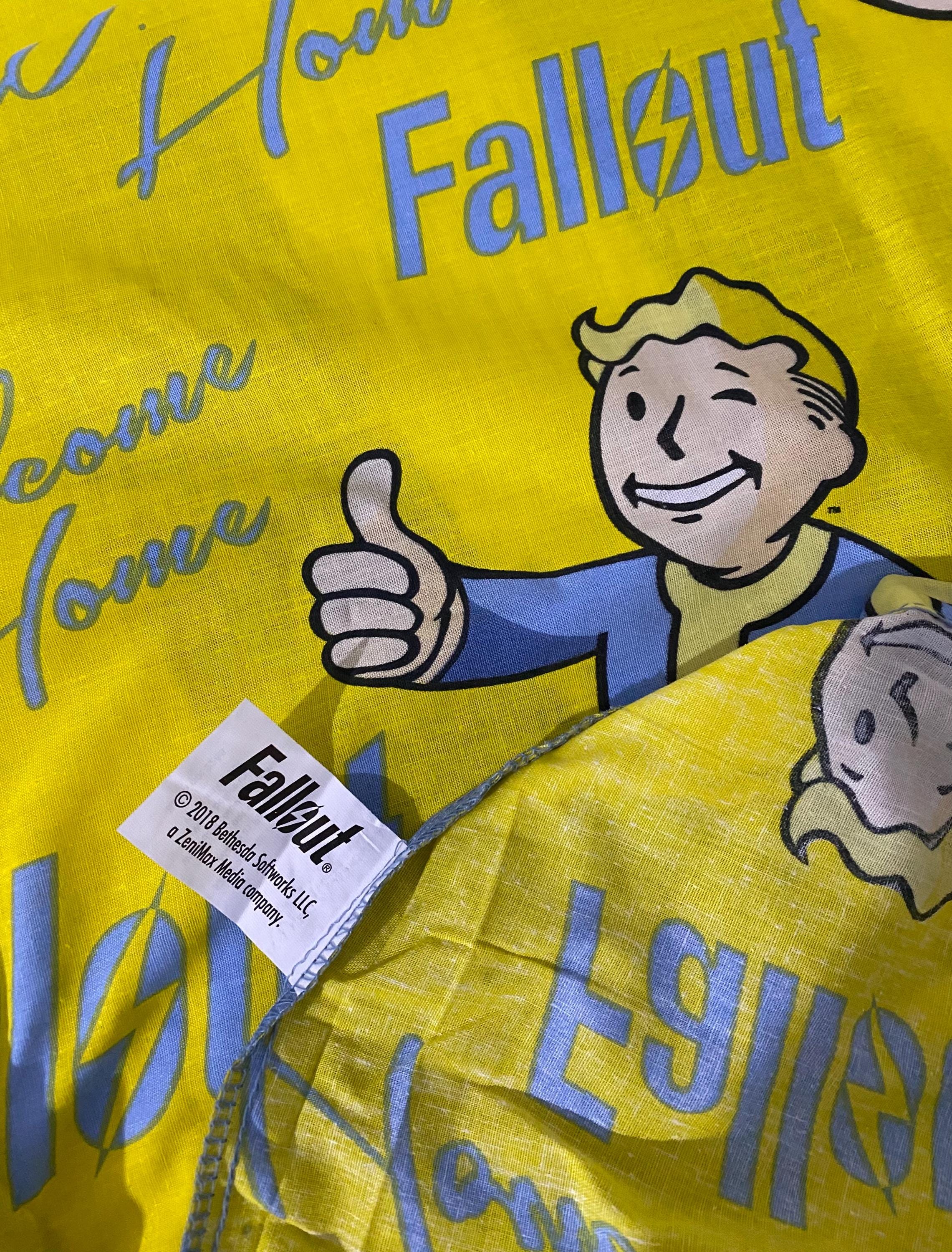 Fallout Vault Boy Fabric Gaming Official Welcome Home 76 4 Vault-tec - Etsy
