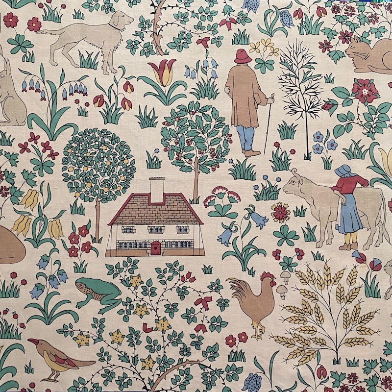 Voysey Fabric - Etsy