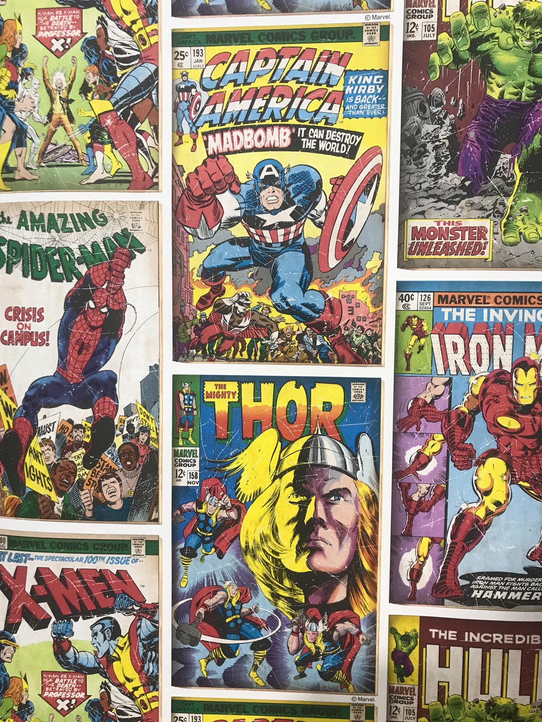 Marvel Comic Strip Wallpaper