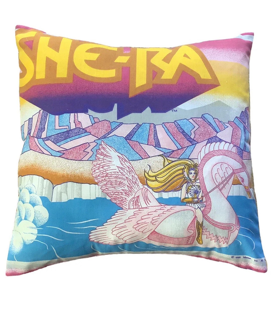 She-ra He-man MOTU Vintage Fabric Cushion Cover Rare - Etsy